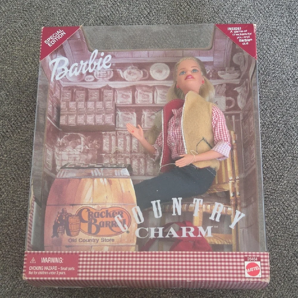 Barbie | Toys | Barbie Country Store Doll With Red And Tan Outfit ...
